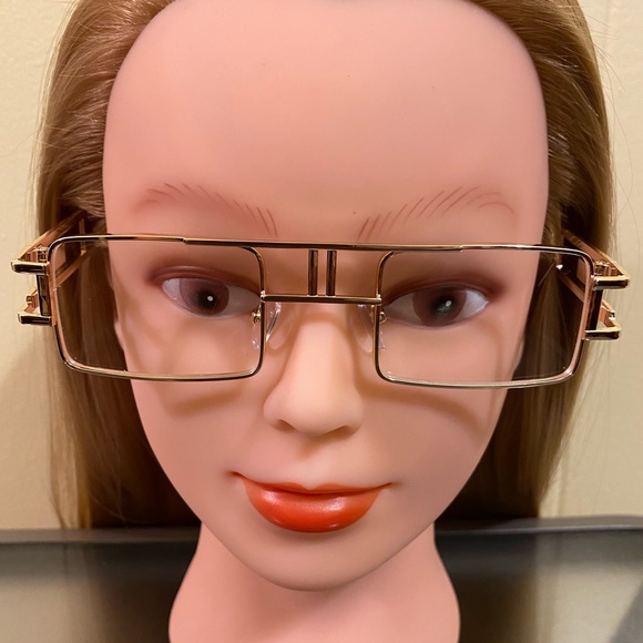 Accessories | Super Epic Clear Gold Frames | Poshmark